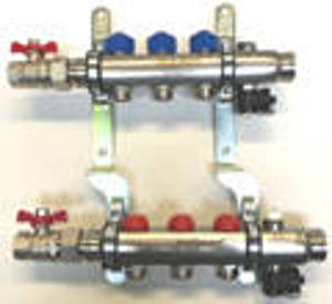 Polysan - Premium-Edelstahl-FBH-Verteiler ohne Topmeter