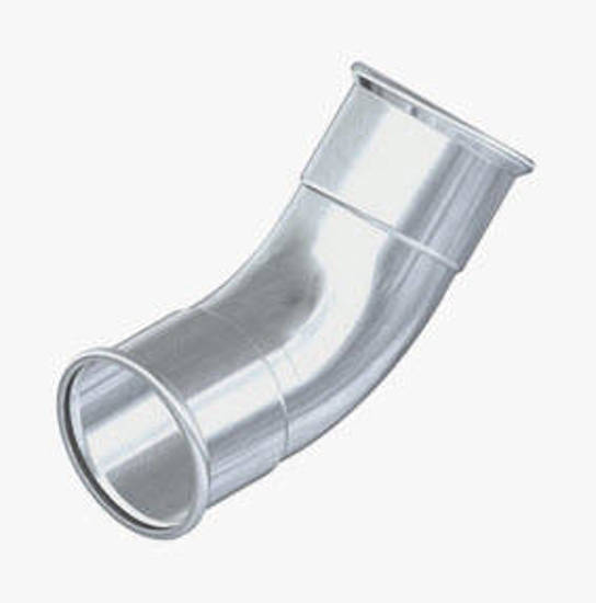 Polysan - Edelstahl - Bogen 45° XXL 168,3 mm