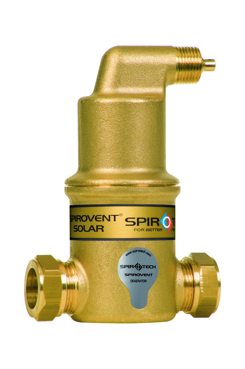 Polysan - BWT AA100FBA08 SpiroVent Solar Autoclose horizontal 1'', 10 ...